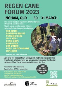 2023 Regen Cane Farming Forum comes to Ingham! | HCPSL